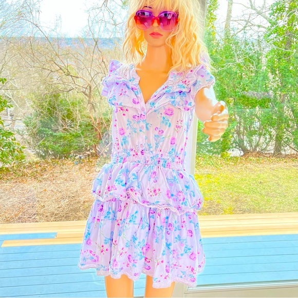 LoveShackFancy | Dresses | Loveshackfancy X Target Purple Ruffle Dress ...